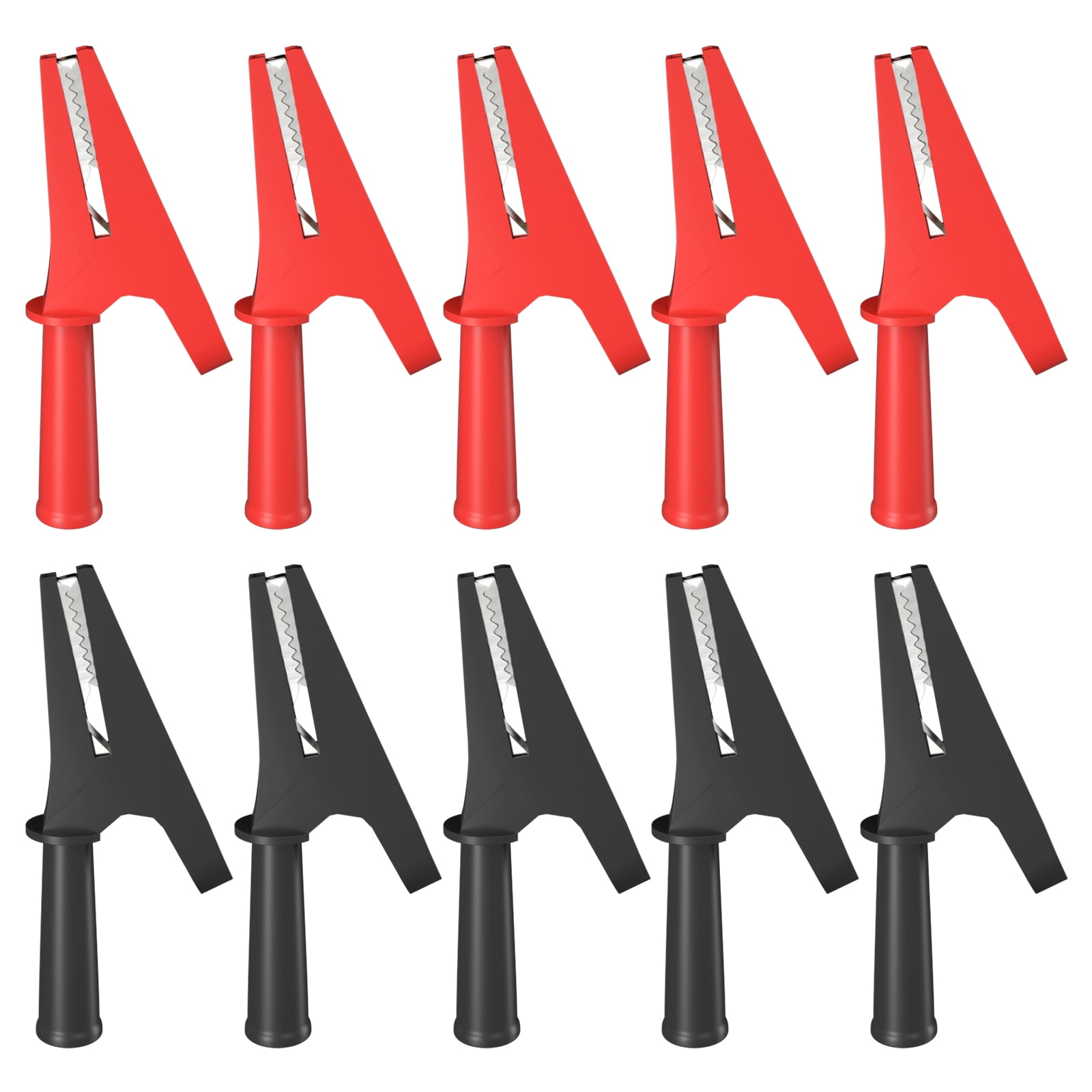 ELECTCHN 10PCS Full Insulated Protecting Alligator Clips 30A Safe ...