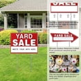 14pcs Yard Sale Signs, 17" x 13", Double Sided with Metal Stake ...