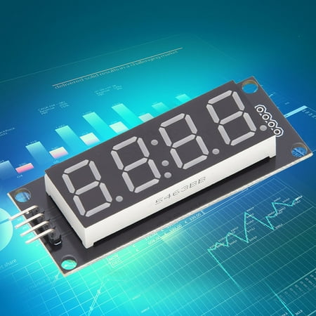 LED Display Tube Module, 4-Digit Stable Digital LED Display Tube With 4 ...