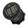 Car Motorcycle DC 12-24V Dual LED Digital Voltmeter Ammeter Amp Volt ... Car Motorcycle DC 12-24V Dual LED Digital Voltmeter Ammeter Amp Volt ...