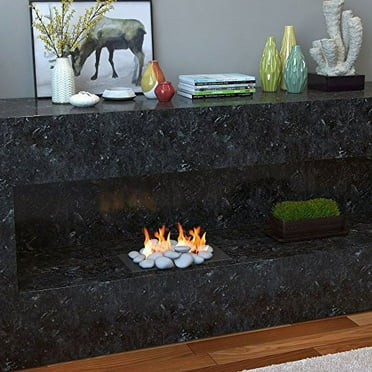 Ceramic Fireplaces Liner with Floor, Old World Stone - Walmart.com