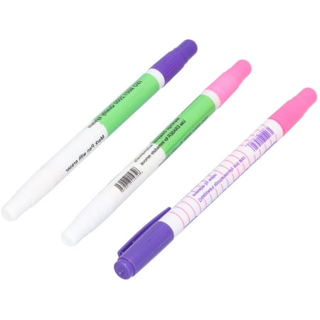 Clothing Marking Pen, 3pcs Double-Headed Temporary Marker Smmoth ...