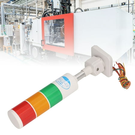 Industrial Signal Light, DC 12V/24V 3 Layers Column LED Signal Tower ...