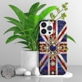 Union Jack Stained Glass PRINT Phone Case, Royal British Gem Art ...