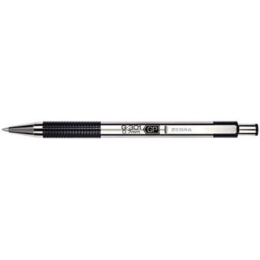 Zebra V-301 Stainless Steel Fountain Pen with Bonus Refill, Fine Point ...