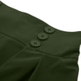 Skirts for Women High Button A Line Pleated Skirt Trendy Vintage ...