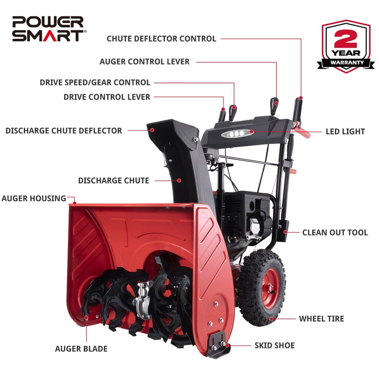 Electric Start Snowblower SIMPLICITY Signature Series: 24" Snow Blower