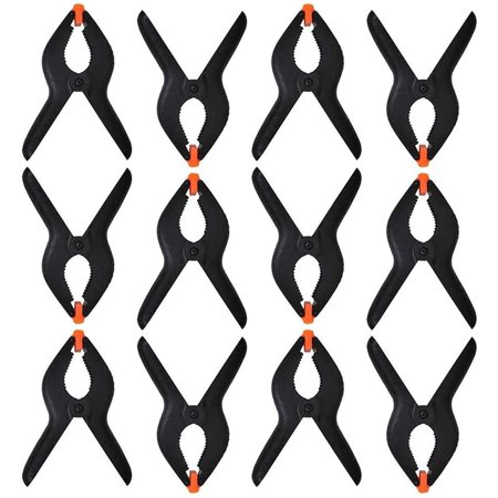 12 piece spring clips, 2.75 inch nylon chain clips, 70mm heavy duty ...