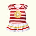 Kids Clothes, Sentuca Girls Shirts Cute Striped Graphic Tees Pleated ...
