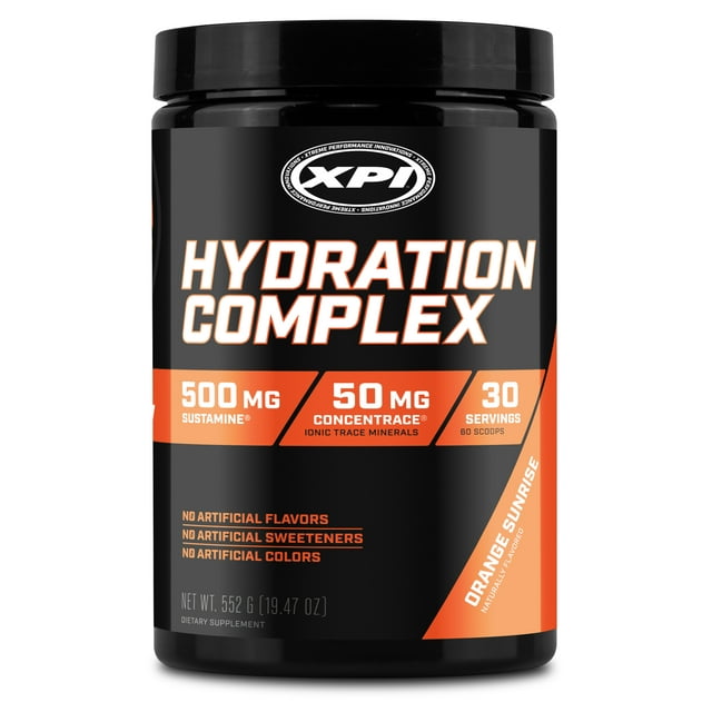 XPI Hydration Complex, 30 Servings (Orange Sunrise) - Non-GMO, Gluten ...