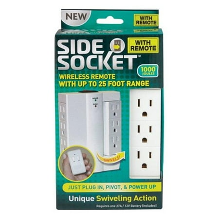 SWIVL REMOTE ELEC OUTLET by SIDE SOCKET MfrPartNo SI211124 - Walmart.ca