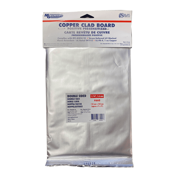 MG Chemical 660 Positive Presensitized Copper Clad Boards - Walmart.com