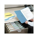 Smead SuperTab Colored File Folders 1/3 Cut Letter Blue 100/Box 11986 ...