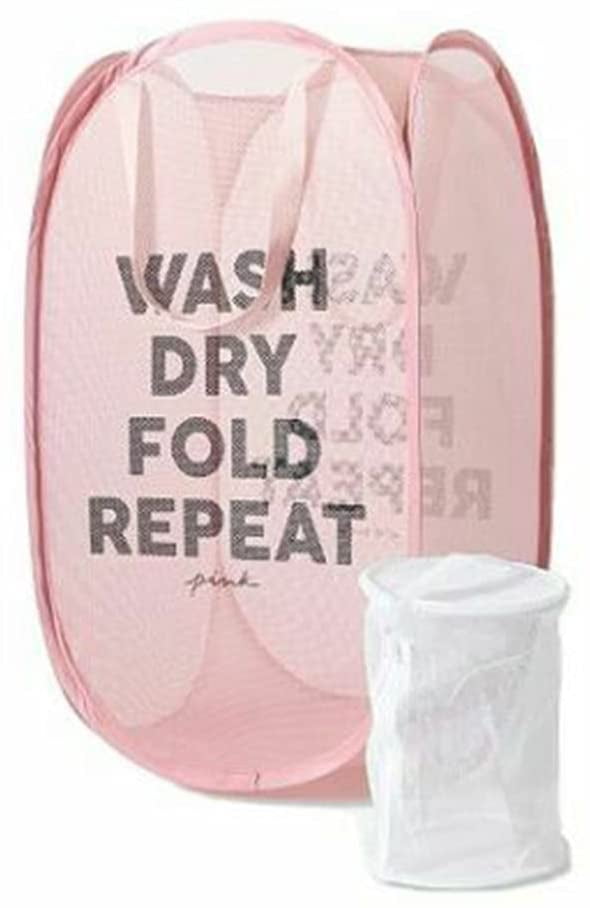 Victoria's Secret PINK Laundry Basket and Intimates Bag NWT - Walmart.com