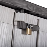 Toomax Stora Way All Weather 4.25'x2.5' Storage Shed, Taupe Gray ...