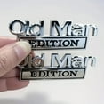 Old Man Edition Car Emblem, 3D Metal Badge Car Stickers Decals, for ...