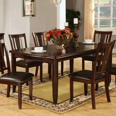 Furniture of America Kova Cherry 108-inch Wood Expandable Dining Table ...