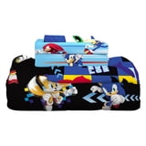 Sonic the Hedgehog Kids Twin Bed in a Bag, Gaming Bedding, Comforter ...