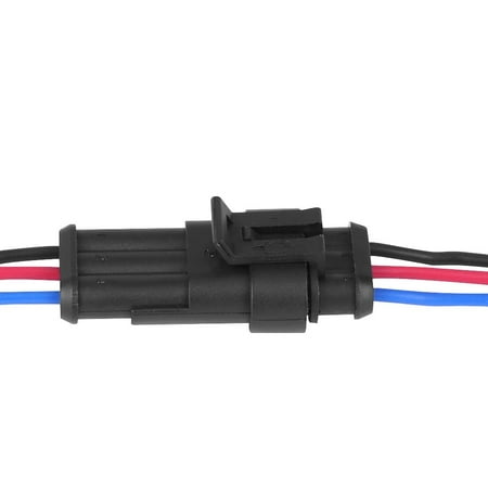 3 Pin Connector Auto Connector Vehicle Connection Cable 3 Pin Plug Waterproof 3 Pin Way Car Auto ...