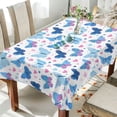 54x54in Square Printed Tablecloth Easy-Care Decorative Table Cloth for ...