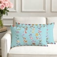 Blue Letter Animals Pillow Covers Set of 4, Colored Pencils Dag Duck ...