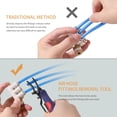 PLANEKO Air Line Pliers Push to Connect Fitting Disconnect Tool for 1/4 ...