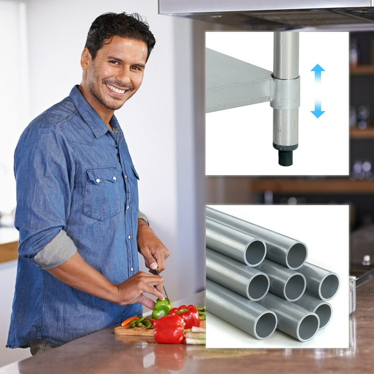 Industrial Kitchen Pipe Work Table Customized 304 Stainless Steel