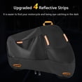 210D Oxford Motorcycle Cover All-Weather Waterproof Outdoor, Heavy Duty ...