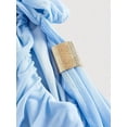 Blue Womens Asymmetric One-Shoulder Ruched Midi Dress, Elegant Fitted ...