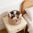 Cute Cow Rope Basket for Nursery Storage, Woven Cotton Organizer for ...