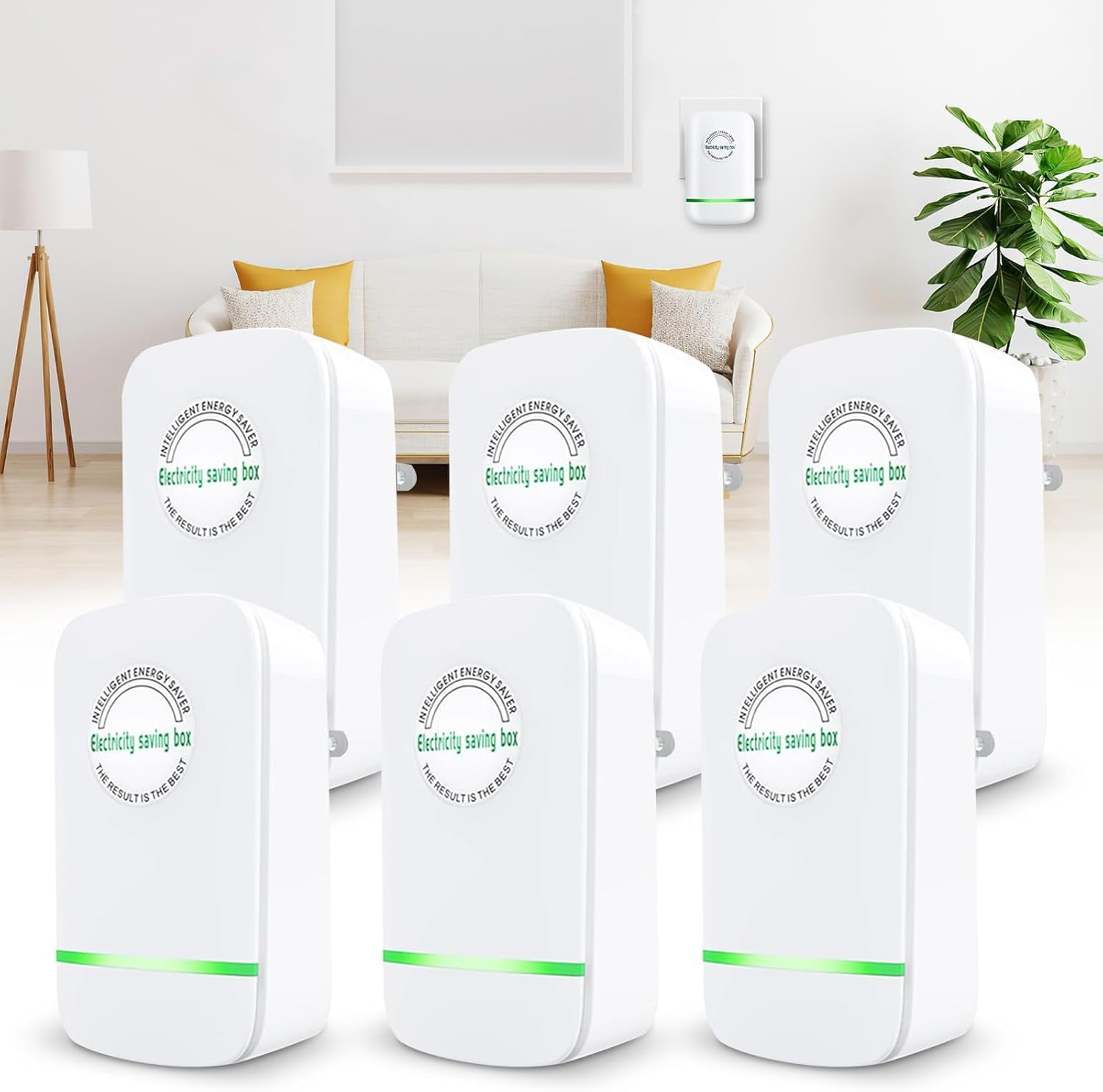Dispositivo de ahorro de energía Stop Watt Power Saver 30 kW, paquete ...