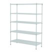 Design Ideas MeshWorks 5-Tier Metal Storage Shelving Unit Rack, Sky ...