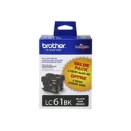 Brother LC61BK Innobella Ink, Black - Walmart.com