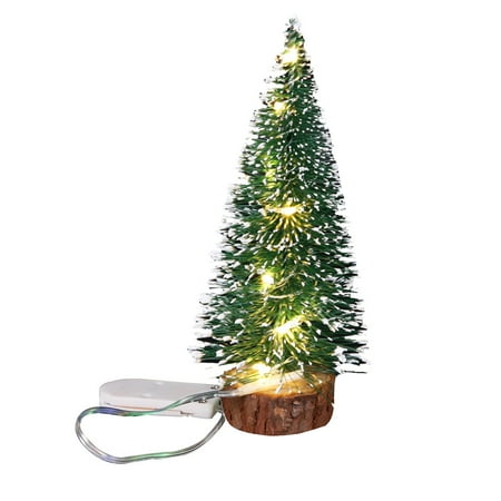 Mini Christmas Tree, Desktop Miniature Pine Tree, Small Pine Tree with ...
