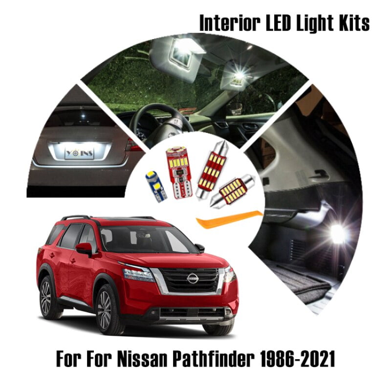 Car Interior Lights LED Lamp For Nissan Pathfinder R50 R51 R52 R53 1986 ...
