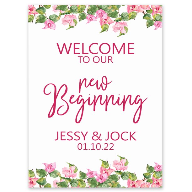Darling Souvenir MADE WITH LOVE Personalized Welcome Sign/ Banner ...