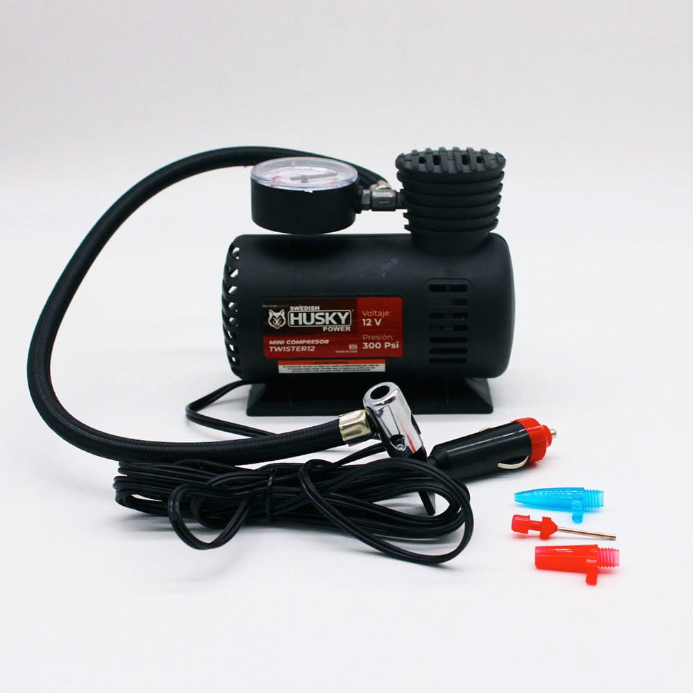 Compresor mini Husky 300 PSI 12V para autos | Walmart en línea