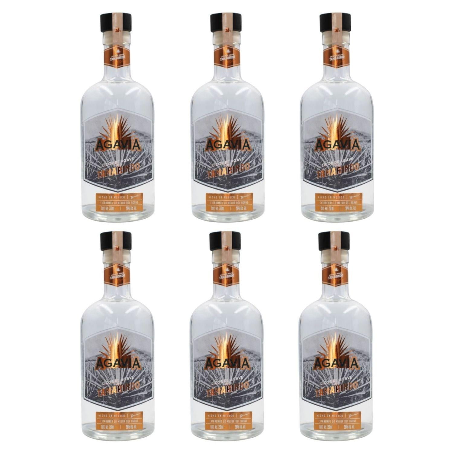 Pack de 6 Licor de Agave Agavia Tamarindo 750 ml Tamarindo | Walmart en línea