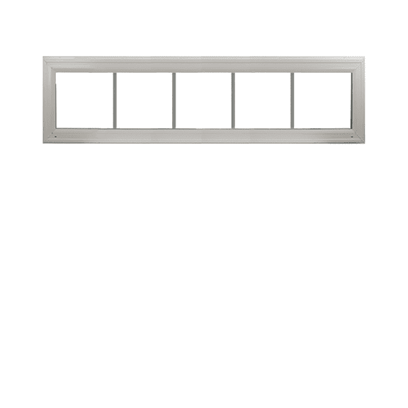 60"x12" Double Pane White Vinyl Transom Window Low-E Glass, Argon Gas ...