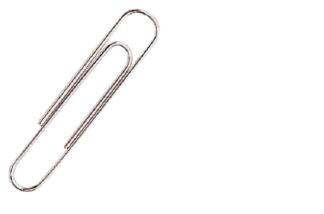 Smart Nickel Finished Non-Skid Paper Clips, Silver, 1.25", 100-Pack ...