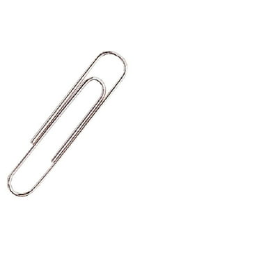 Universal Paper Clips, No. 1, Smooth, Silver, 12PK/Carton -UNV72210CT ...