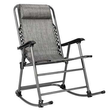 Costway Folding Zero Gravity Rocking Chair Rocker Outdoor Patio ...