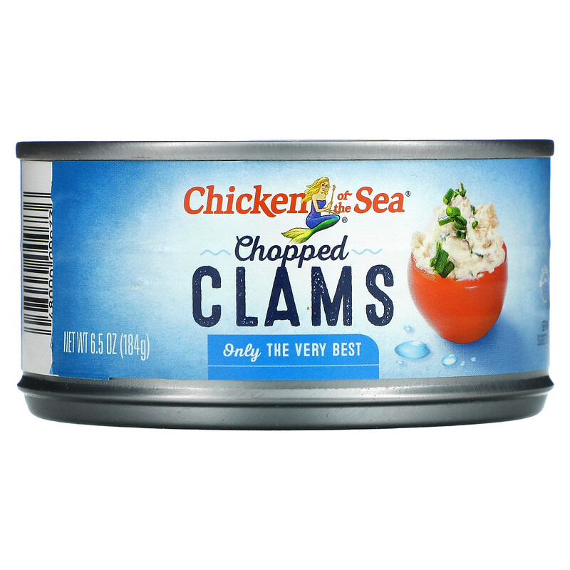 Chicken of the Sea, Chopped Clams, 6.5 oz (184 g) Pack of 3 - Walmart.com
