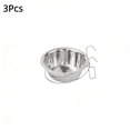 yuHome Hanging Stainless Steel Pet Bowls for Crate 3 Pack | Non Spill ...