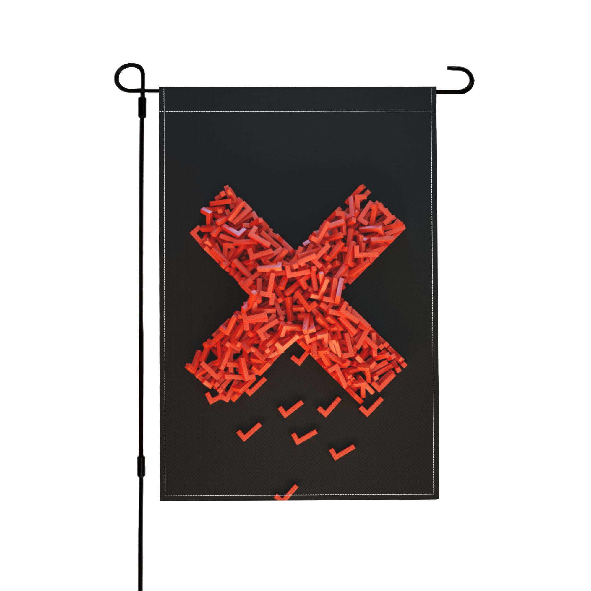 TEQUAN Paradox Error Symbols Garden Flags, 18 x 12 inch Double Sided ...