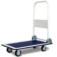 YYAo Lawn Cart, Outdoor Yard Cart Truck, 330 lbs Platform Cart Dolly ...
