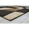 Color Block Rug/Linear/Geometric Modern Contemporary Hand Carved Area ...