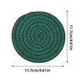 Anti-Slip Heat Insulation Coasters Set – 4.6 Inch Round Cotton Yarn ...