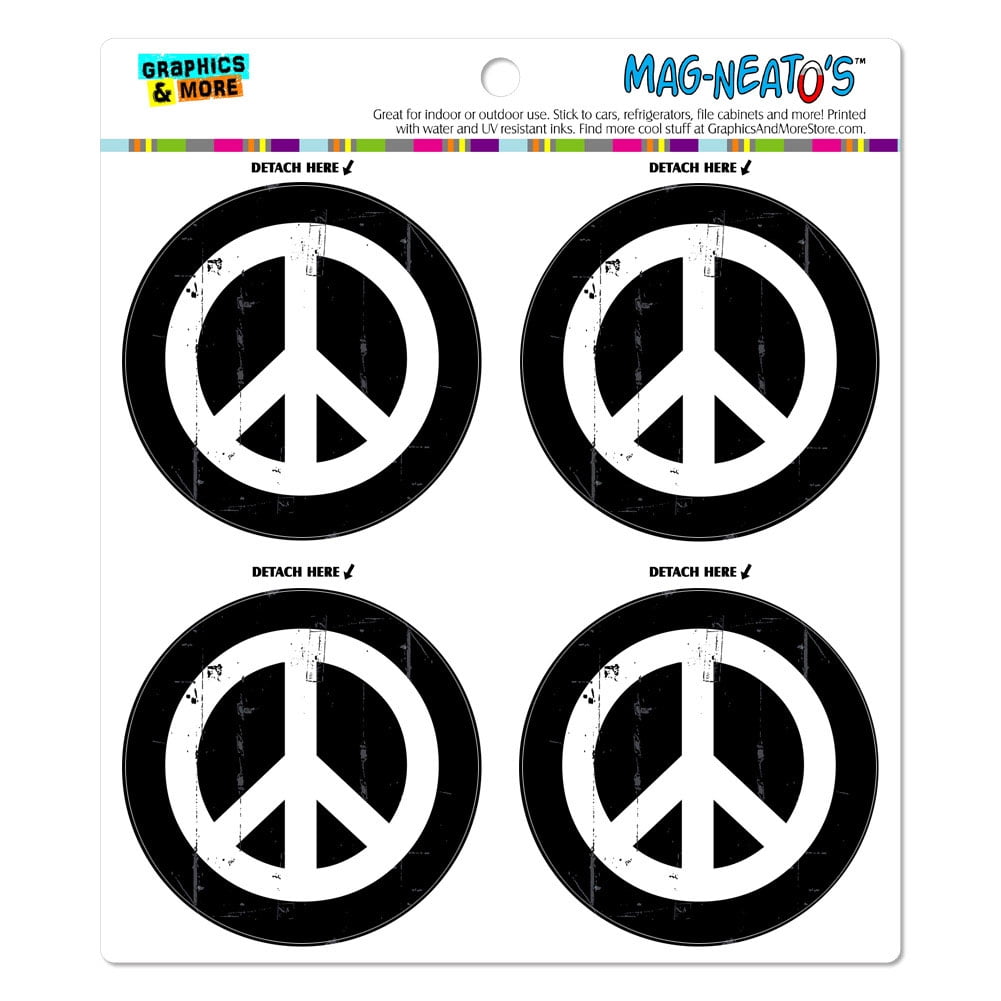 Peace Symbol Car Magnet
