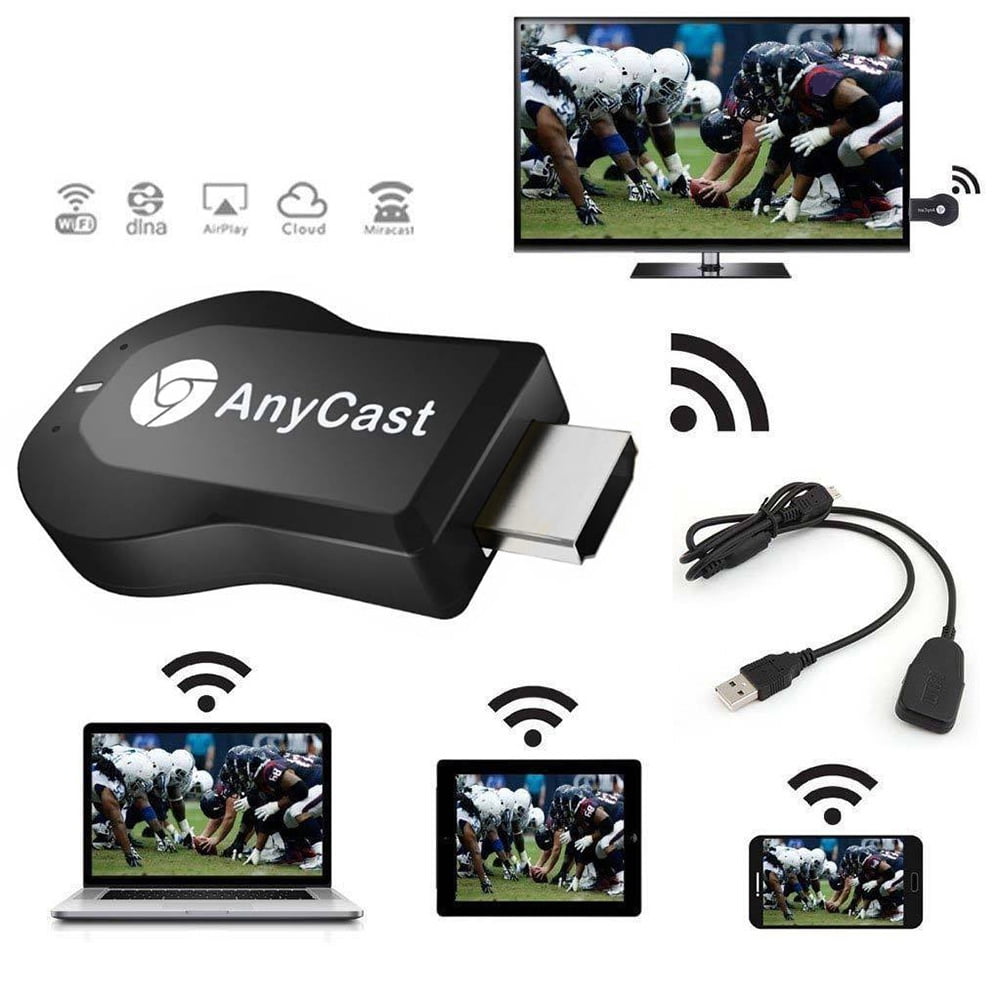 EEPHO HD 1080P Wireless WiFi HDMI Anycast Miracast TV Display Dongle ...